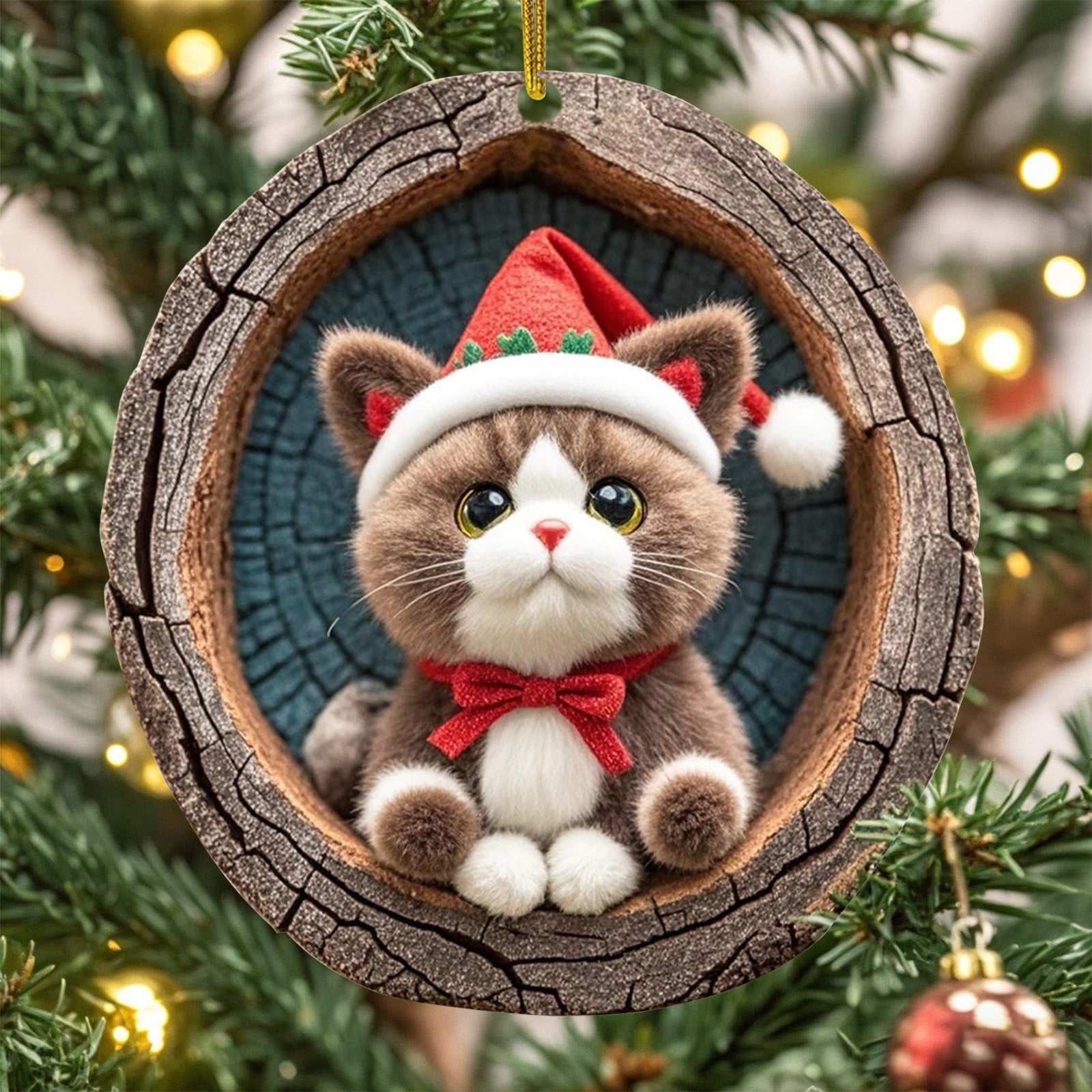 3 Pcs Oval Animal Ornament under $5! Xqxayjr Animals Christmas ...