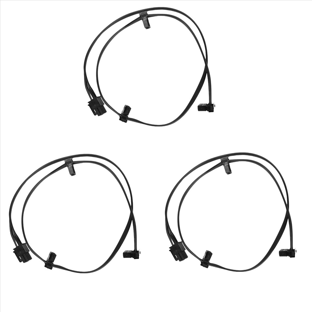 3 Pcs PCIe 6 Pin 1 to 3 Molex IDE Power Supply Cable Modular PSU 4 Pin ...