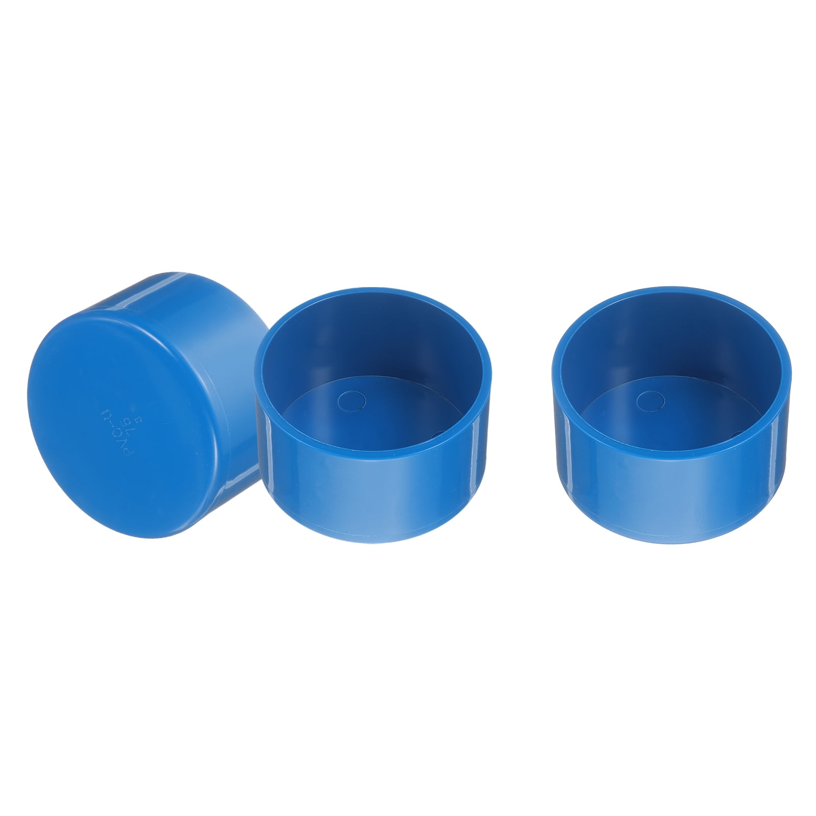 3 Pcs PVC Pipe End Cap Fitting, 75mm/3" ID Furniture Grade Pipe End Cap ...