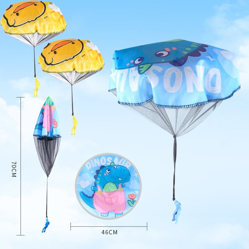 3 Pcs Parachute Toys, Mini Army Men Parachute Toys for Kids, Children's ...
