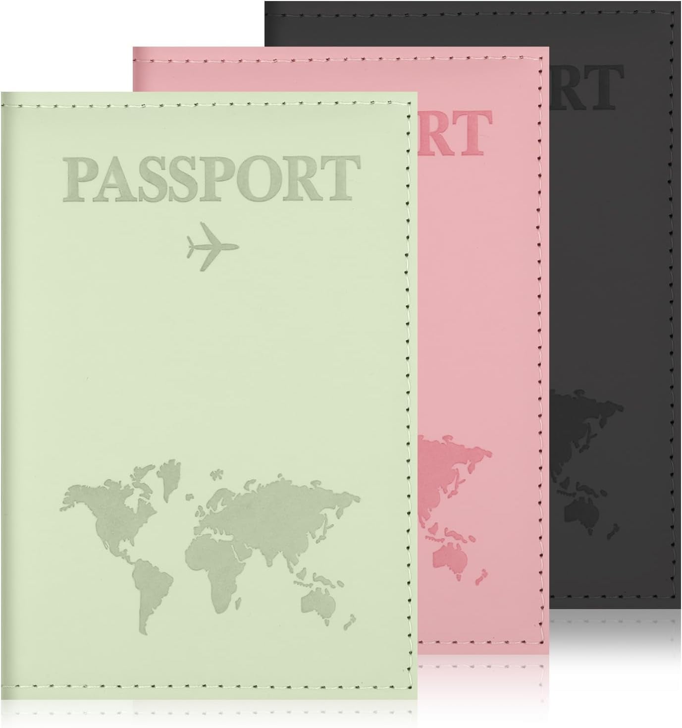 3 Pcs Passport Holder Passports Wallet Cover for Travel Passport Cover ...