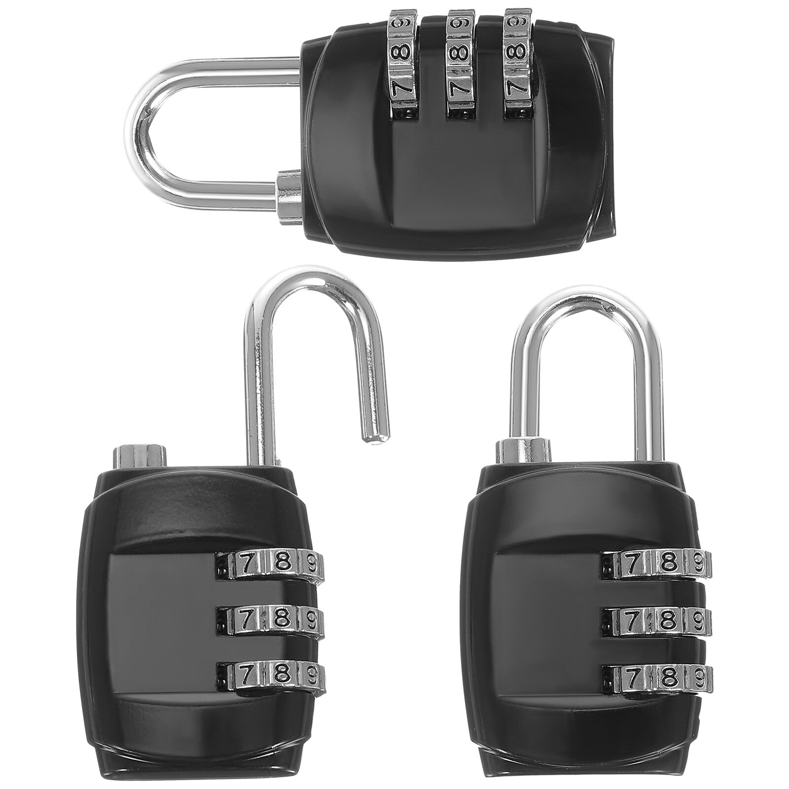 3 Pcs Password Outdoor Combination Lock Weatherproof Locker Room Locks ...