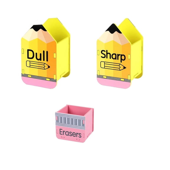 Unique Bargains Pencil Holder Desk Cute Pencil Holders Pencil Shape ...