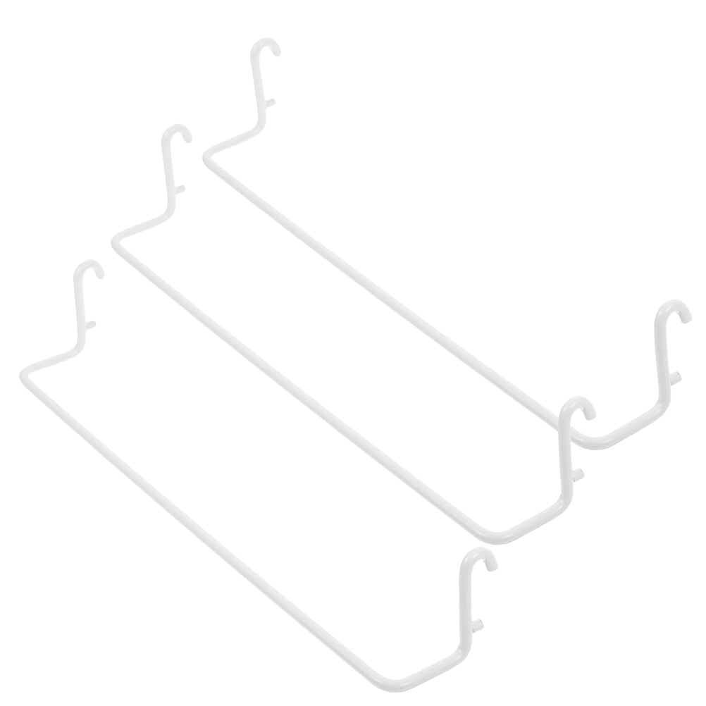 3 Pcs Perforated Board Rag Holder Peg Hanger Storage Rack Tissue Roll ...