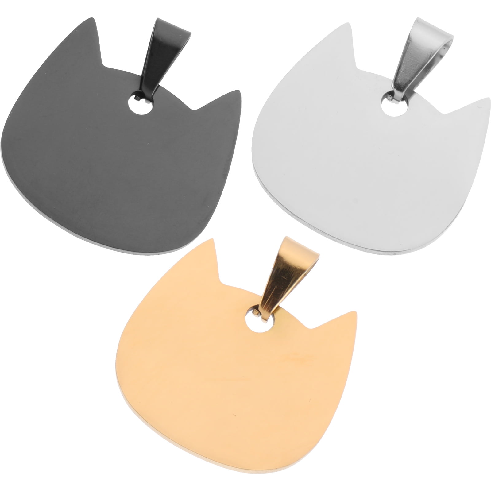 3 Pcs Pet ID Small Dog Tags Personalized for Pets Puppy Name Clip ...