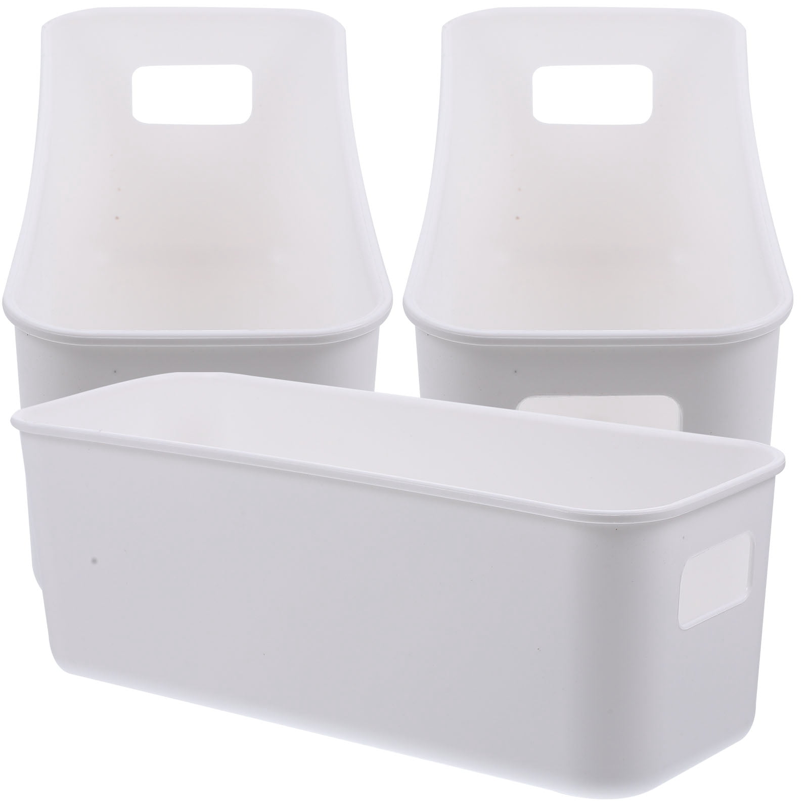 3 Pcs Phones Storage Bins Toy Shelf Makeup Organizer for Desk Top Stand ...