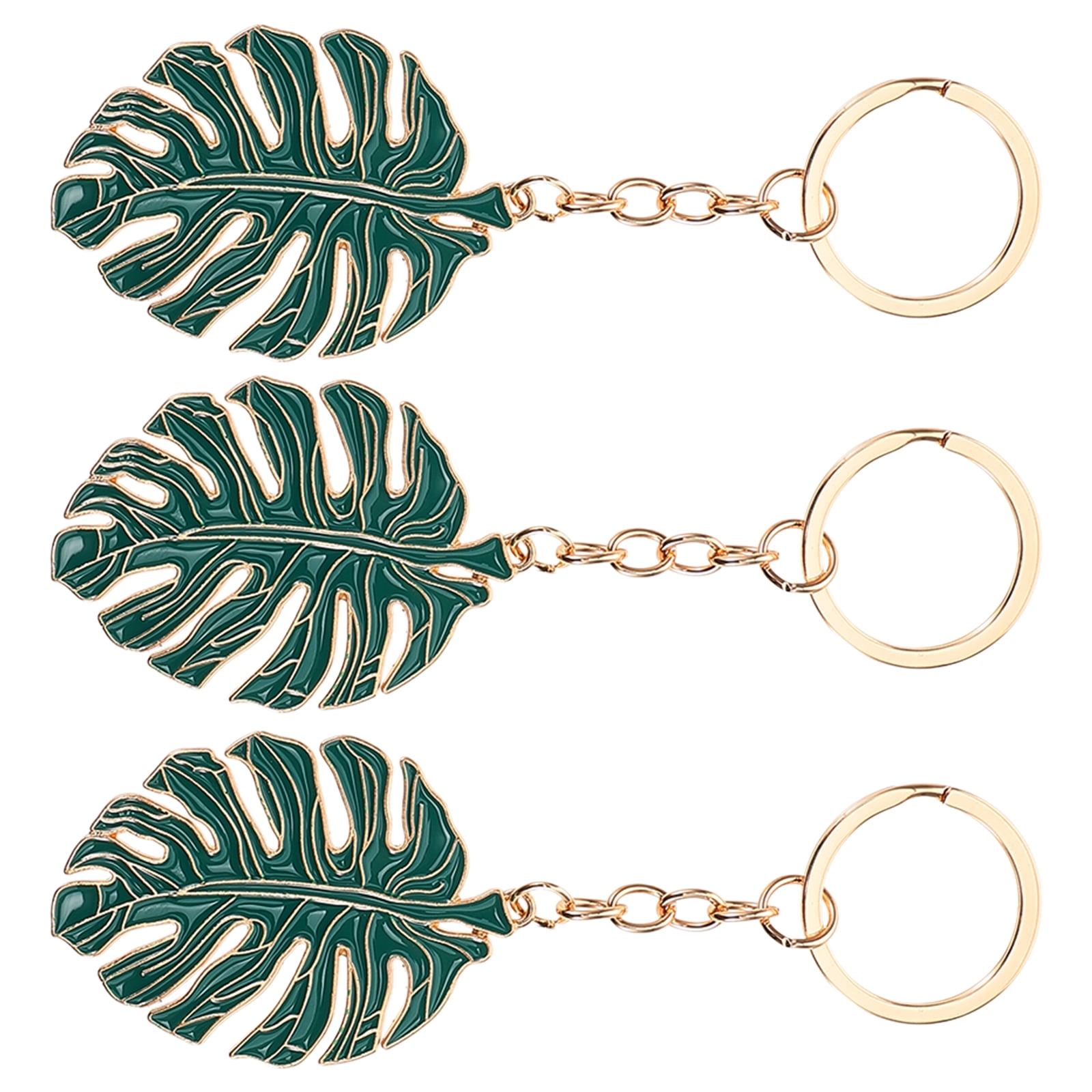 3 Pcs Photo Lanyards Monstera Leaf Keychain Unique Pendants for ...