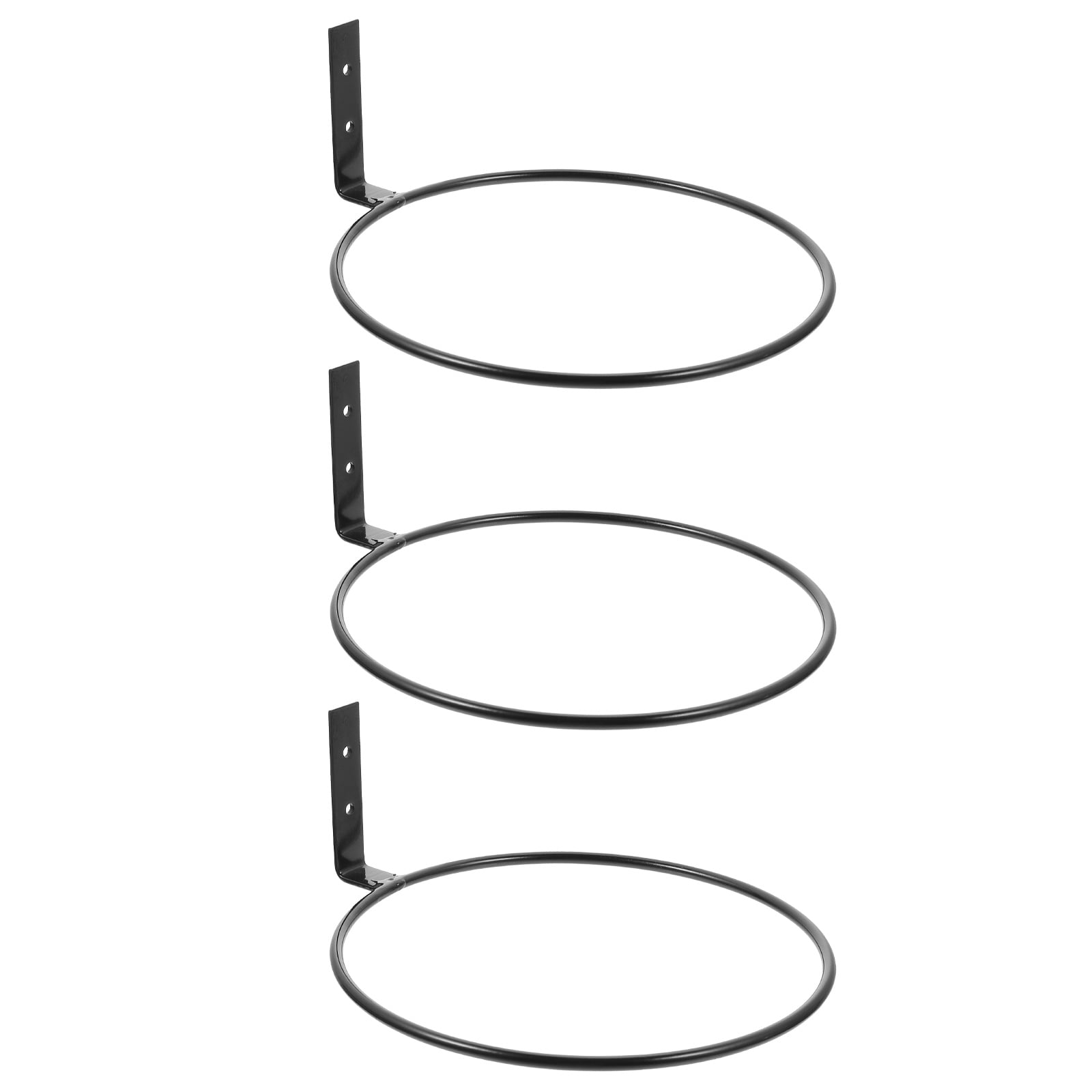 3 Pcs Plant Wall Hanging Ring Pots for Plants Coat Hanger Mount ...