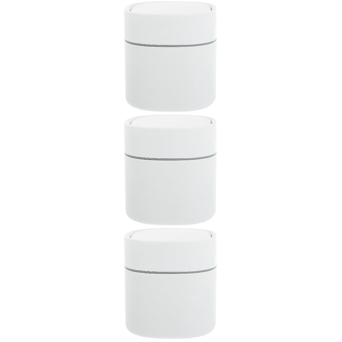 3 Pcs Plastic Desk Bin Trash for Car Mini Can Desktop Waste Container ...