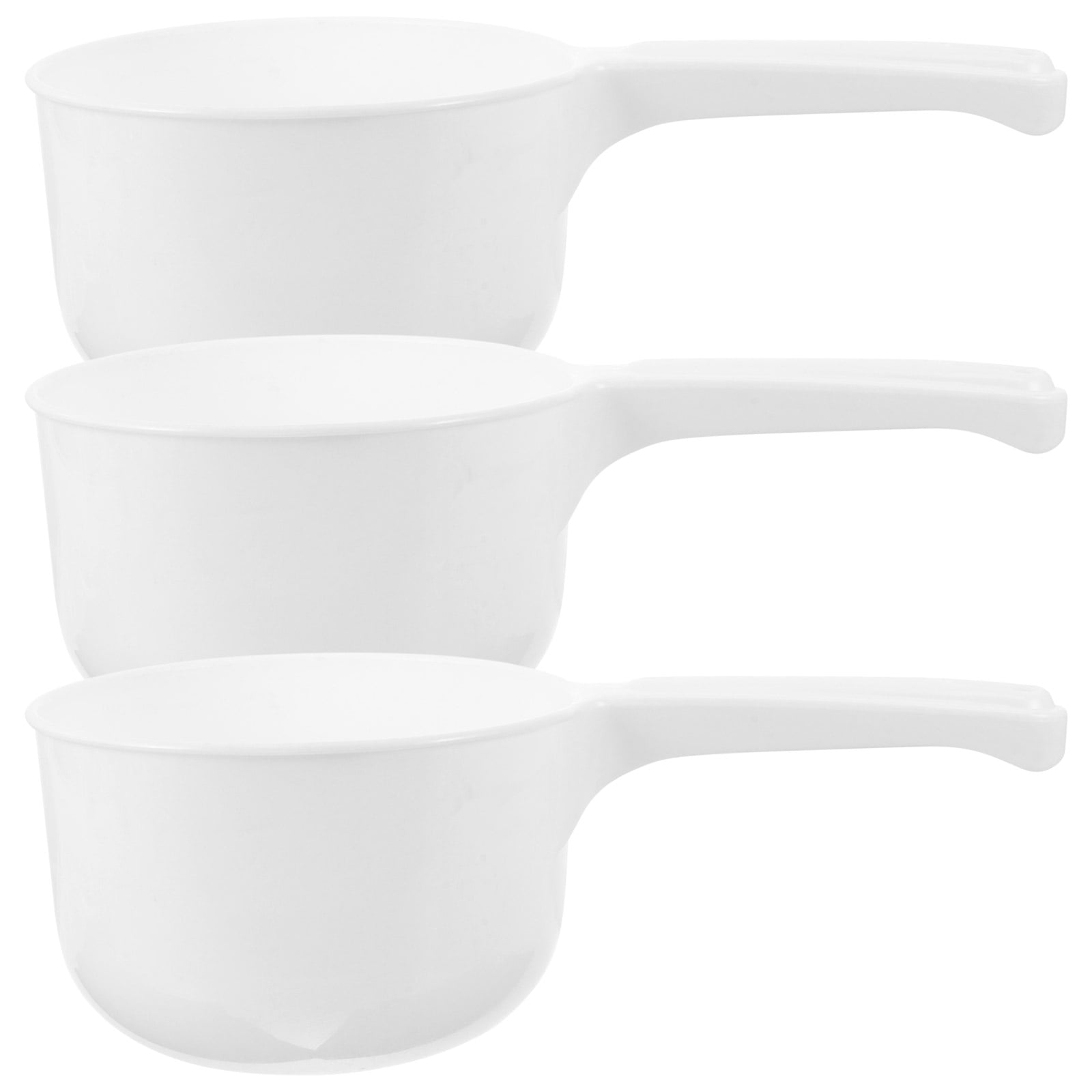 3 Pcs Plastic Paint Ladle Bath Scoop Bowl Household - Walmart.com