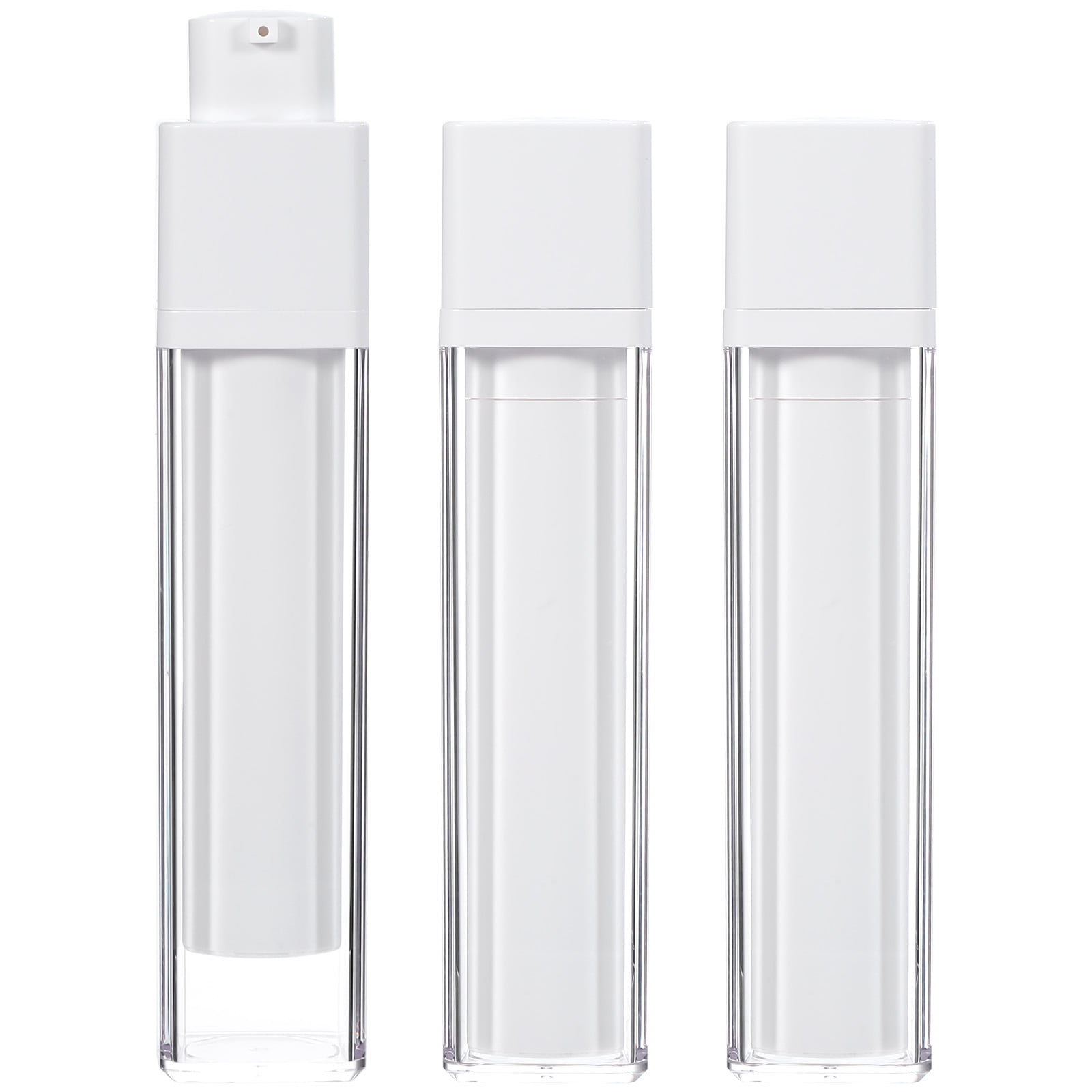 3 Pcs Plastic Skin Care Lotion Hand Sanitizer Container Multipurpose ...