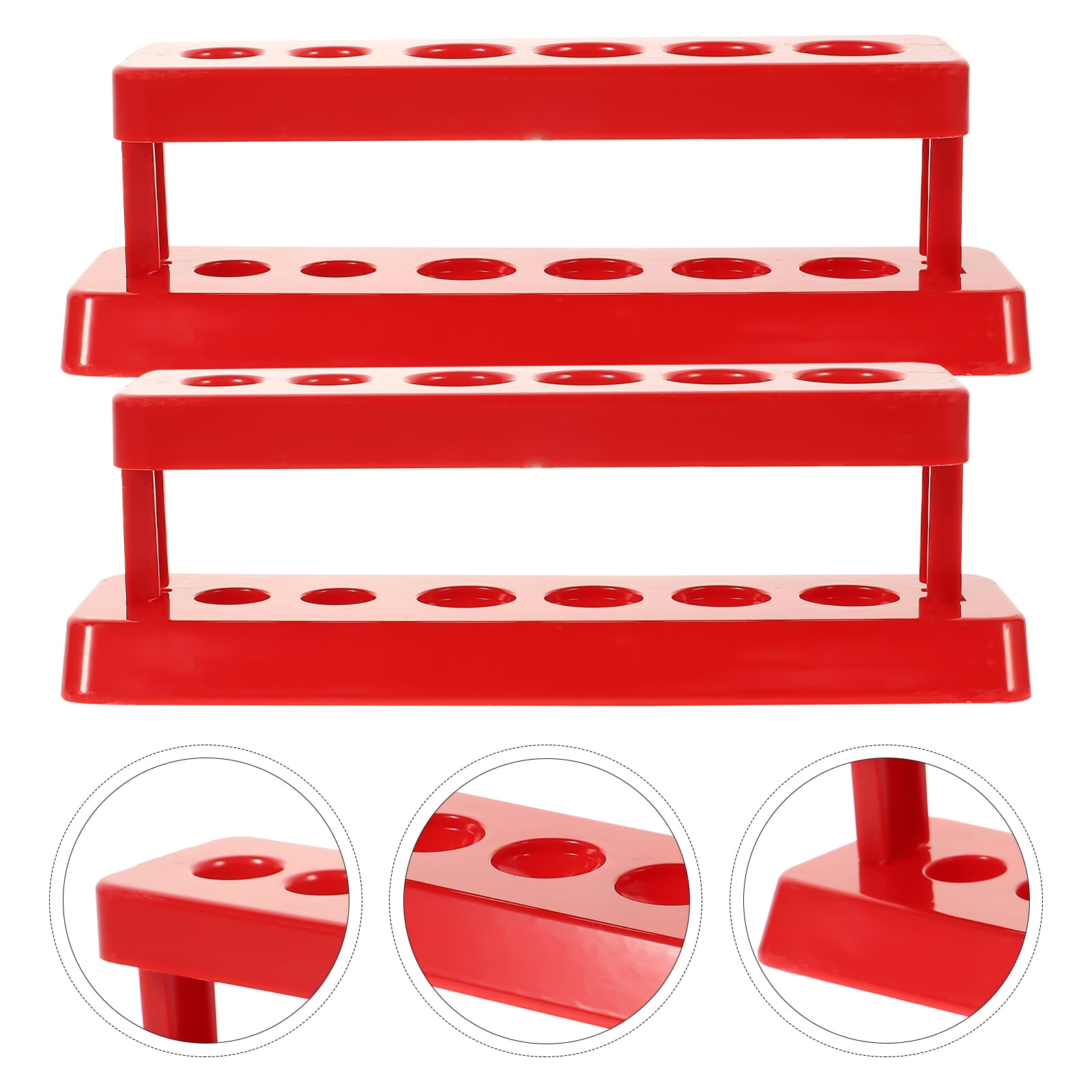 3 Pcs Plastic Test Tube Storage Rack Tube Holder Practical Test Tube ...