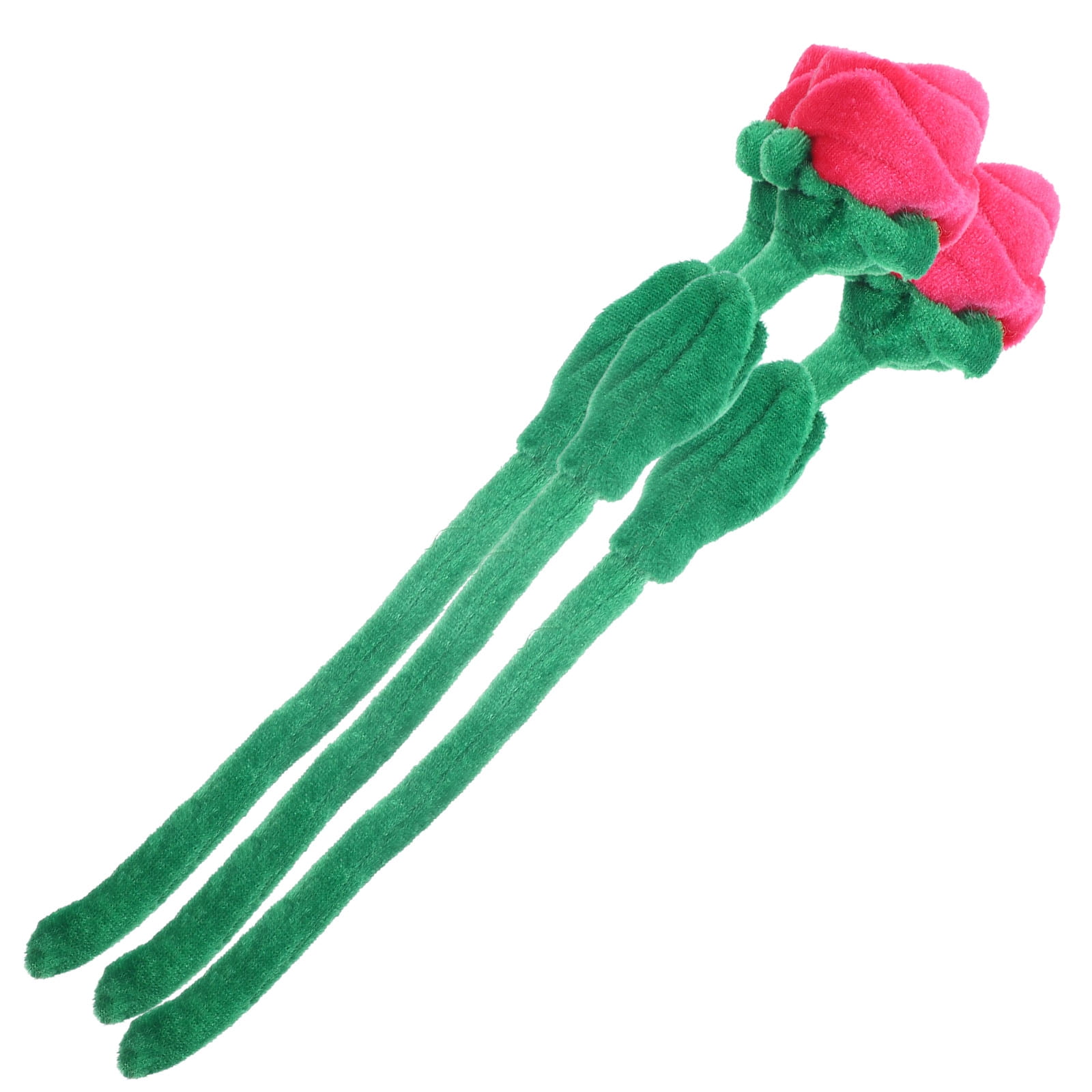 3 Pcs Plush Bendable Bouquet Simulated Flower Bride - Walmart.com