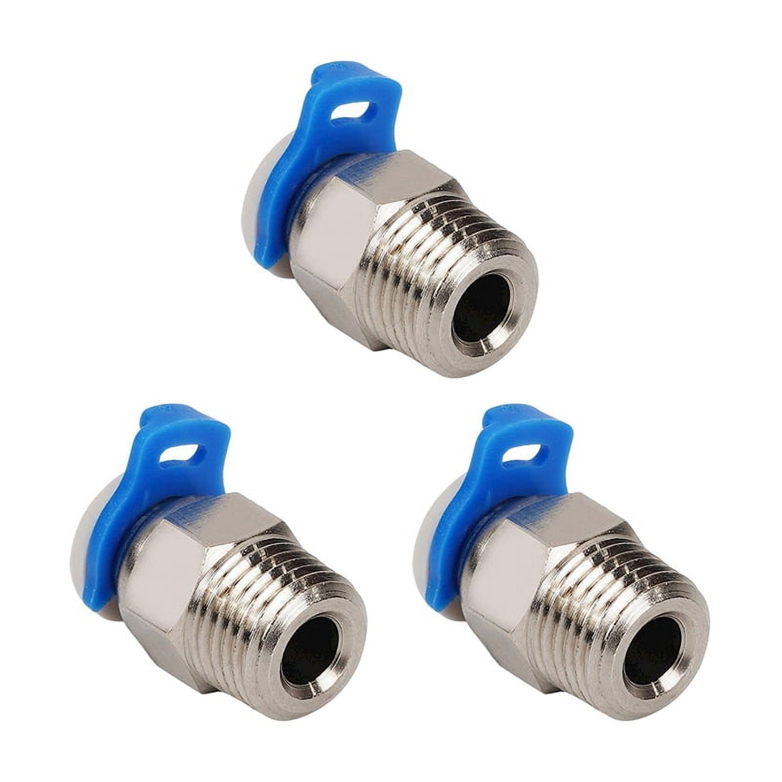 3 Pcs Pneumatic Connector JP4-01 Straight Air Fast Fittings 3D Printer ...