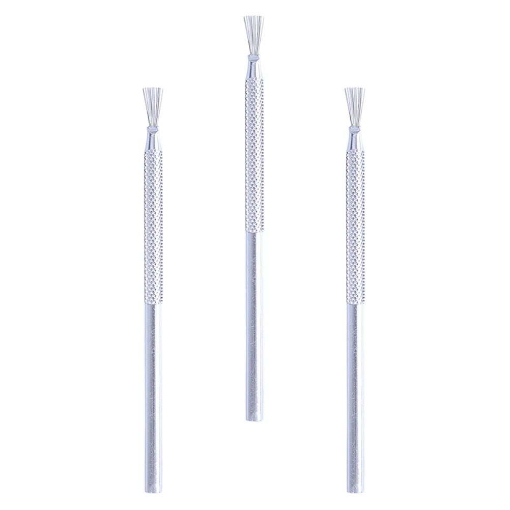 3 Pcs Polymer Clay Sculpting Modeling Stainless Steel Pottery Art Brush ...