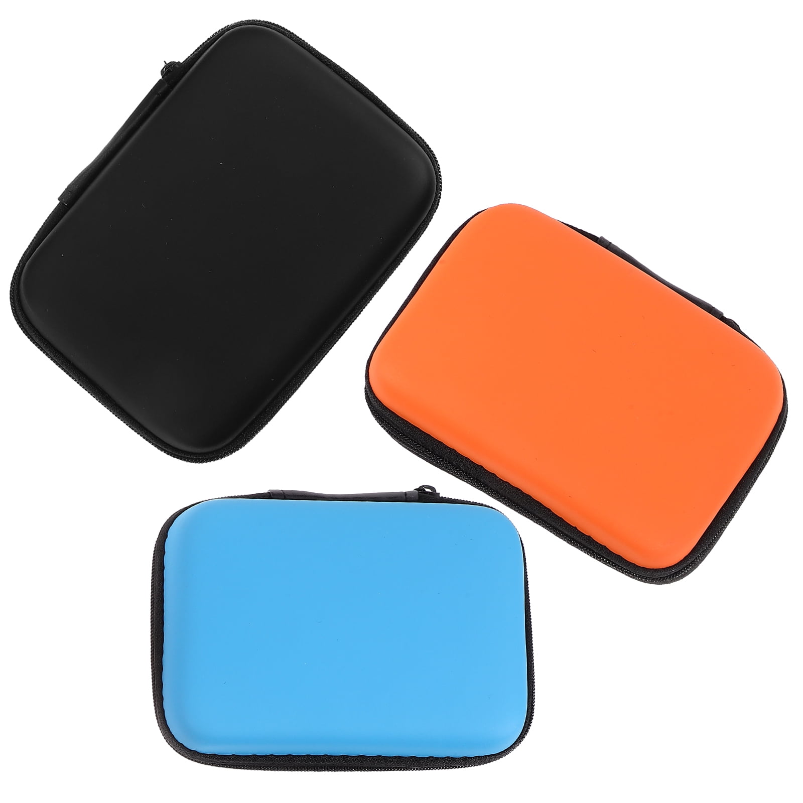 3 Pcs Portable Hard Drive Case Electronic Storage Box Chargers Hdd ...