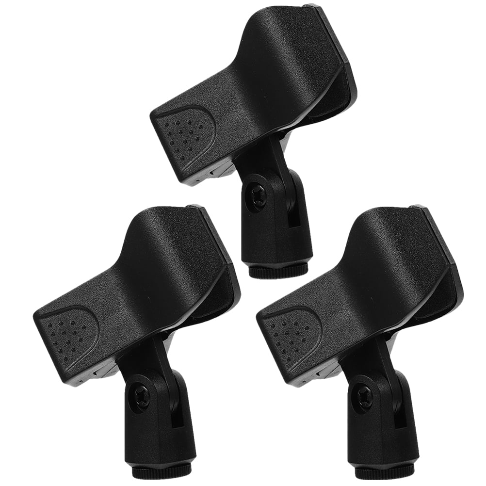 3 Pcs Portable Mic Microphone Clip Microphone Drum Clip 8X7.6CM ...