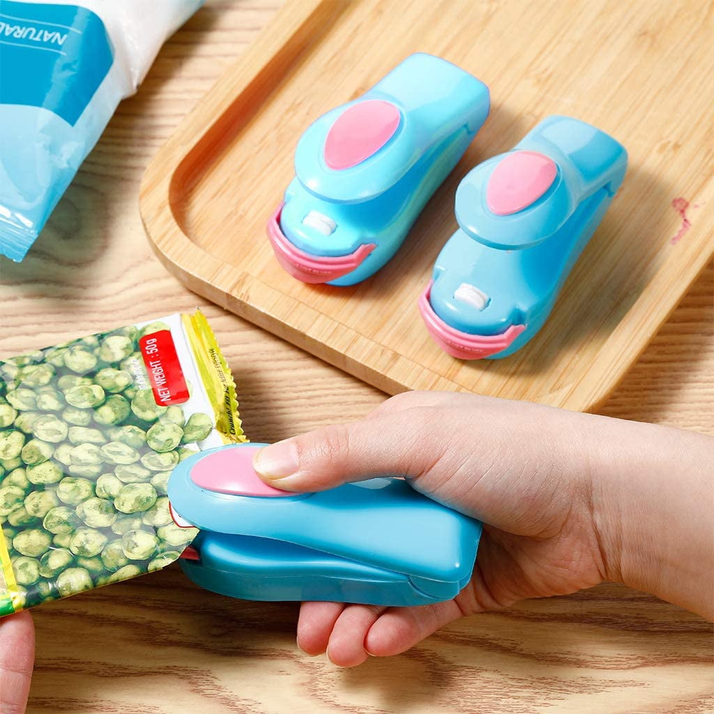 3 Pcs Portable Mini Sealing Household Machine, Handheld Heat Bag Sealer ...