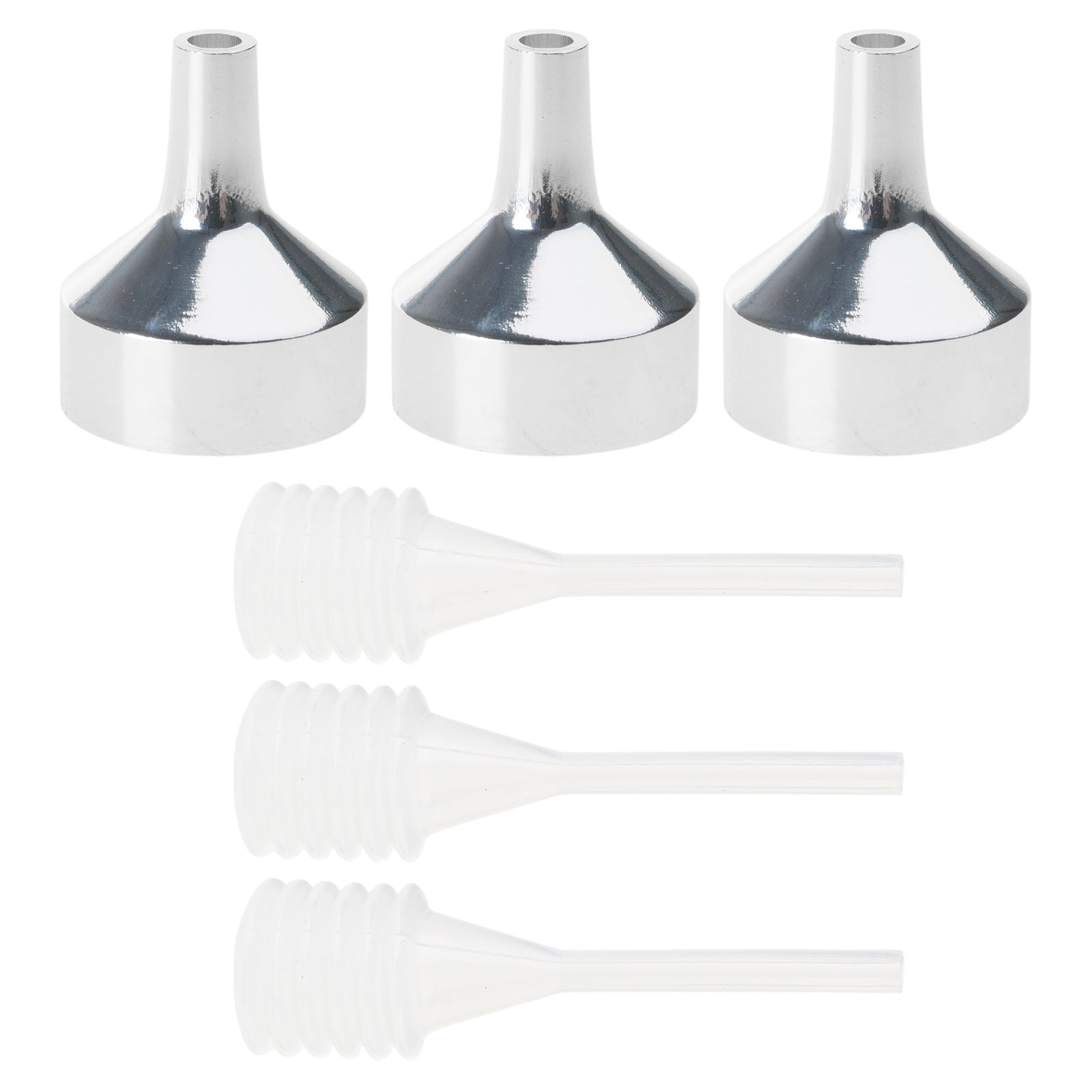 3 Pcs Practical Funnel Perfumes Funnel Small Funnel Metal Funnel for ...