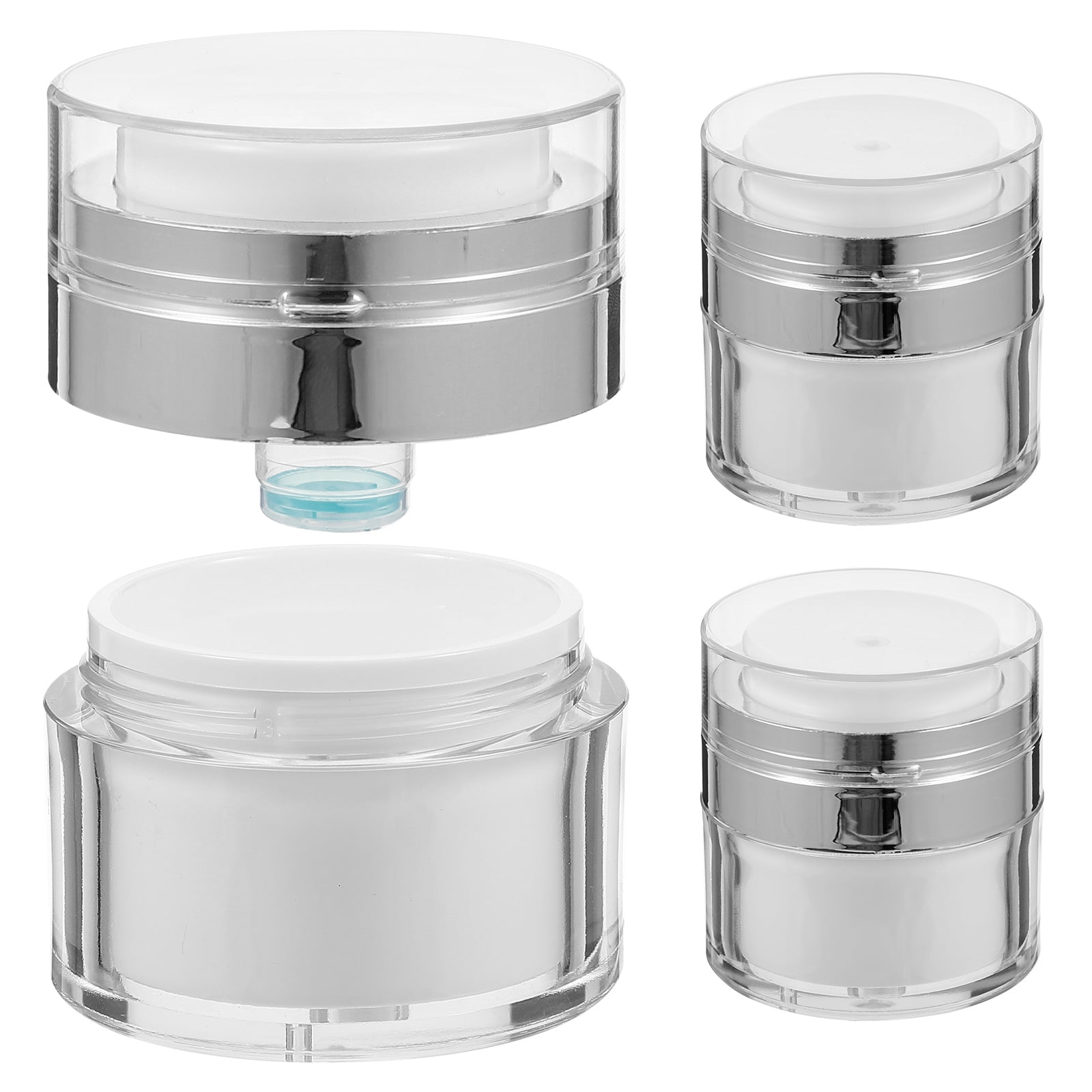 3 Pcs Press Cream Jar Hand Sanitizer Container Face Moisturizer ...