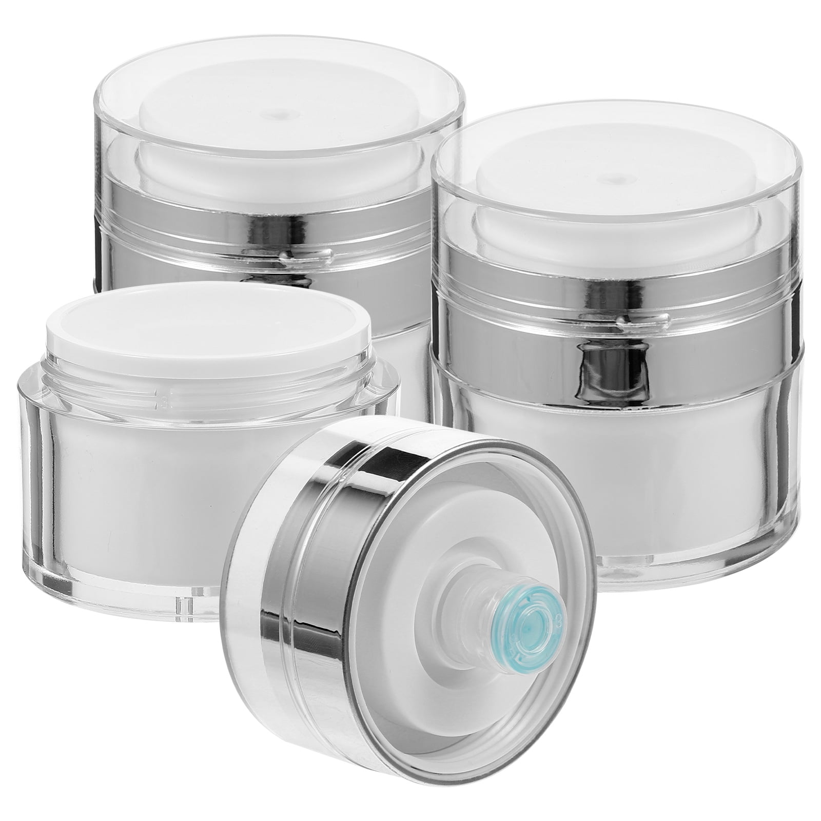 3 Pcs Press Cream Jar Travel Lotion Container Accesories Practical ...