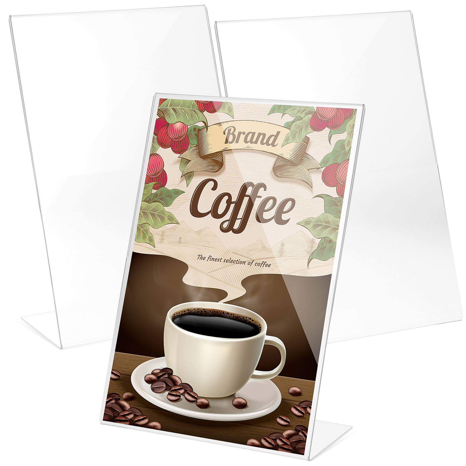 3 Pcs Price Sign Display Holder Retail Label Window Product Stand ...