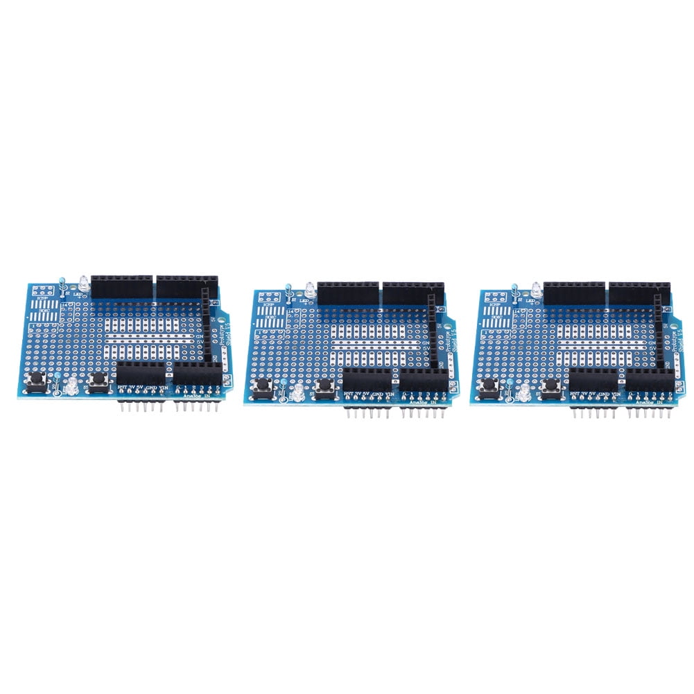 3 Pcs Prototype Expansion Board Compatible with R3 ProtoShield Fit for ...