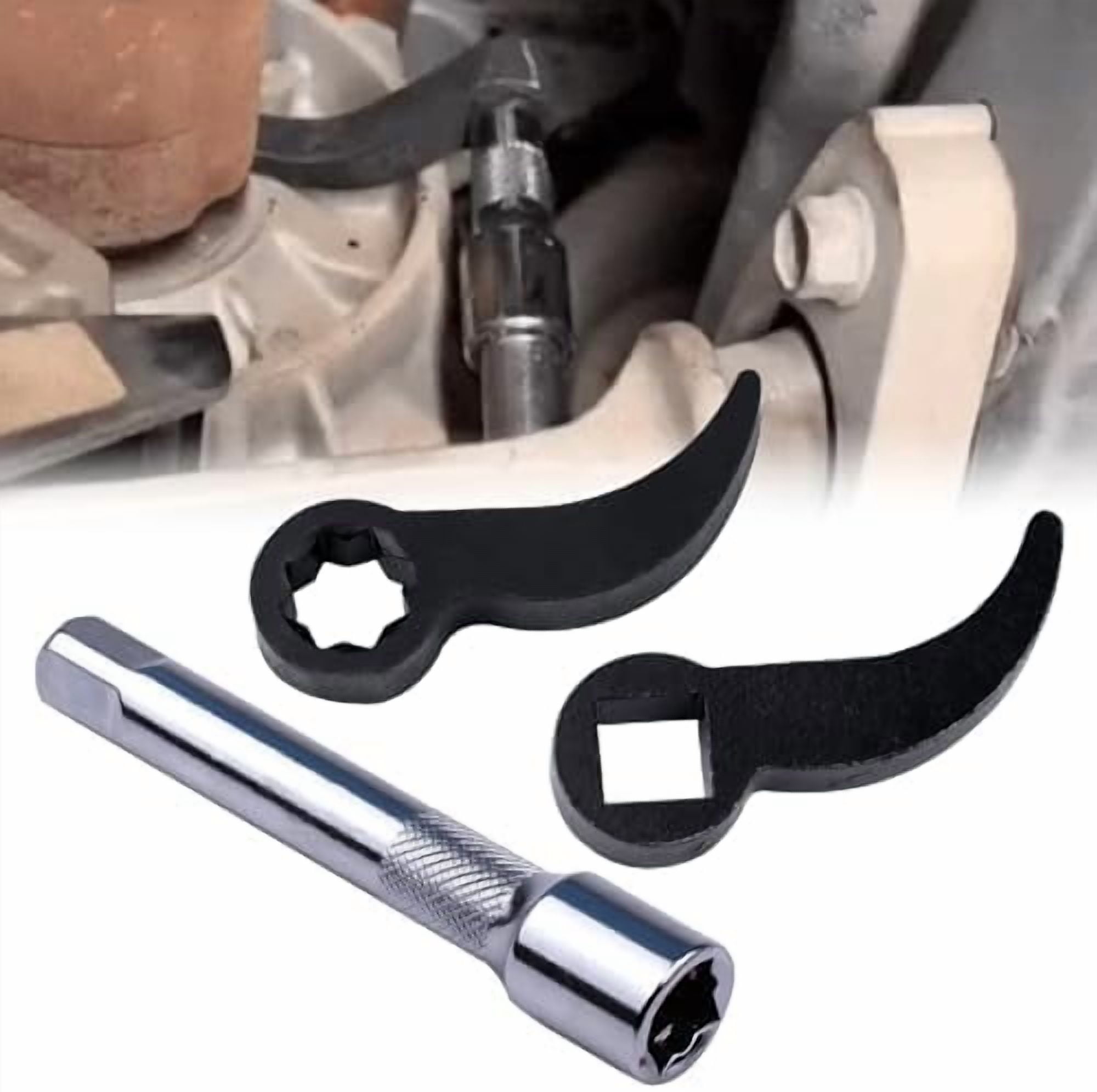 3 Pcs Pry Bar Wrench Adaptor Head Upgraded Thickening Half Shaft ...