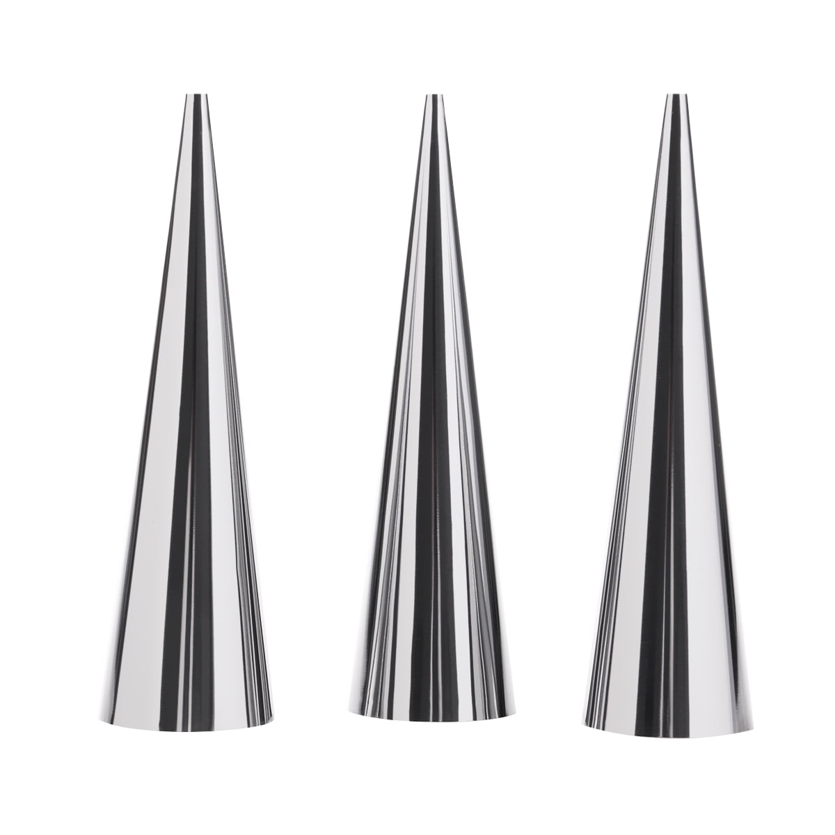 3 Pcs Puff Pastry Cream Horn Mold Pie Crust Molds Pastry Croissant ...