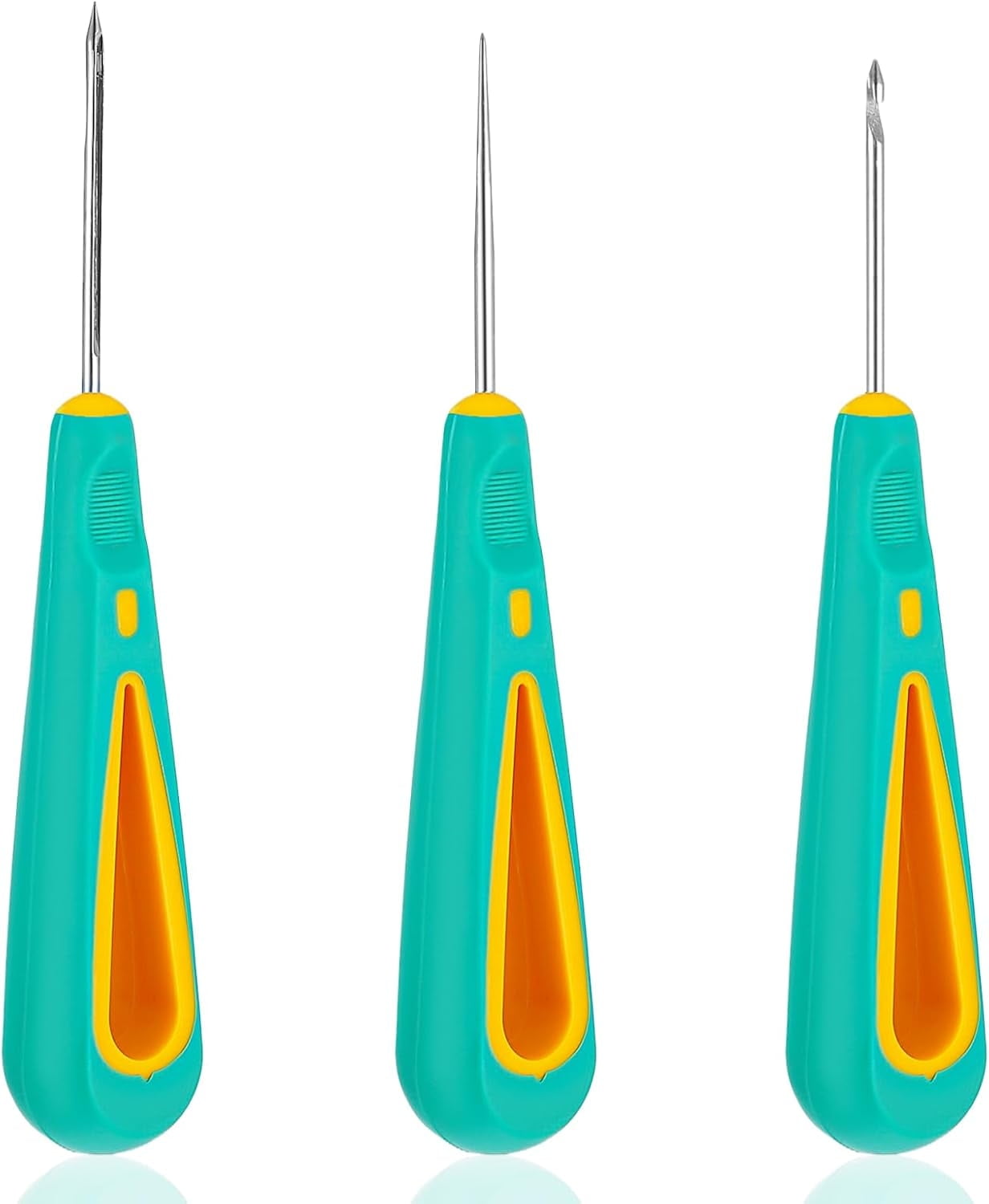 3 Pcs Punch Needle Wick For Candle Making Round Hole Hand Drills Punch ...