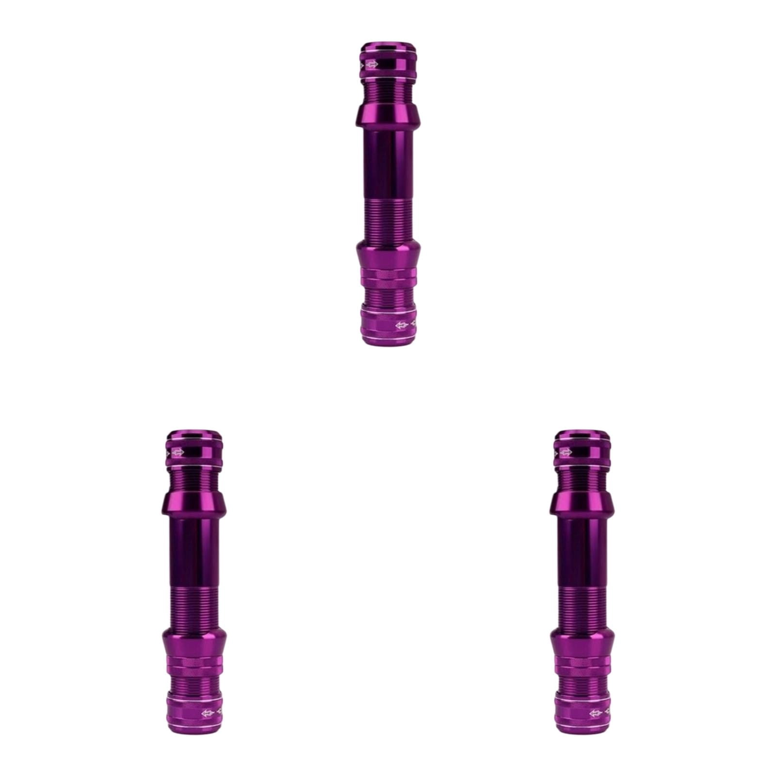 3 Pcs Purple Heavy Duty Fishing Rod Spinner Reel Seat Metal, Fits 12 ...