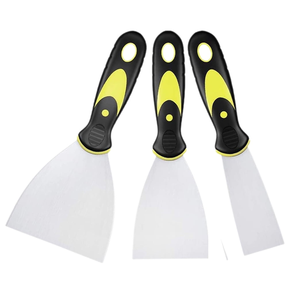 3 Pcs Putty Knife Scraper Tool Bathroomcleaning Paint Spatula Drywall ...