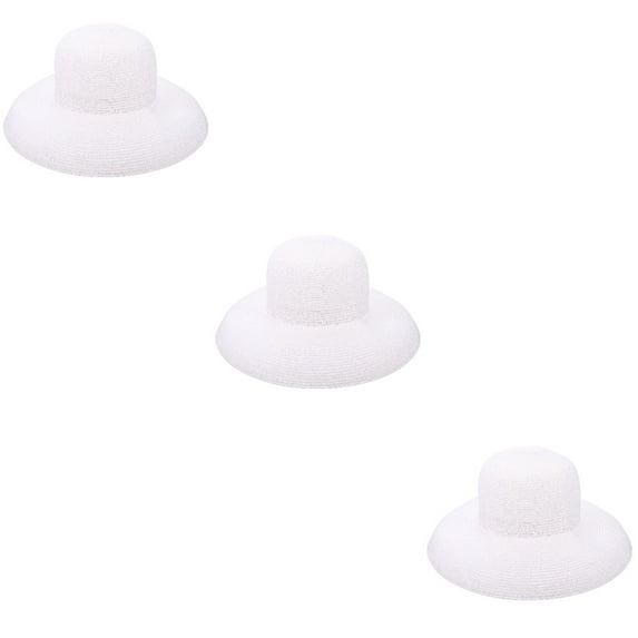 3 Pcs Quartz Stone Cuticle Remover Straw Hat Co-worker - Walmart.com