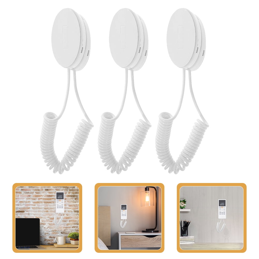 3 pcs Remote Control Retractable Cable with Adhesive Hook Tether for ...