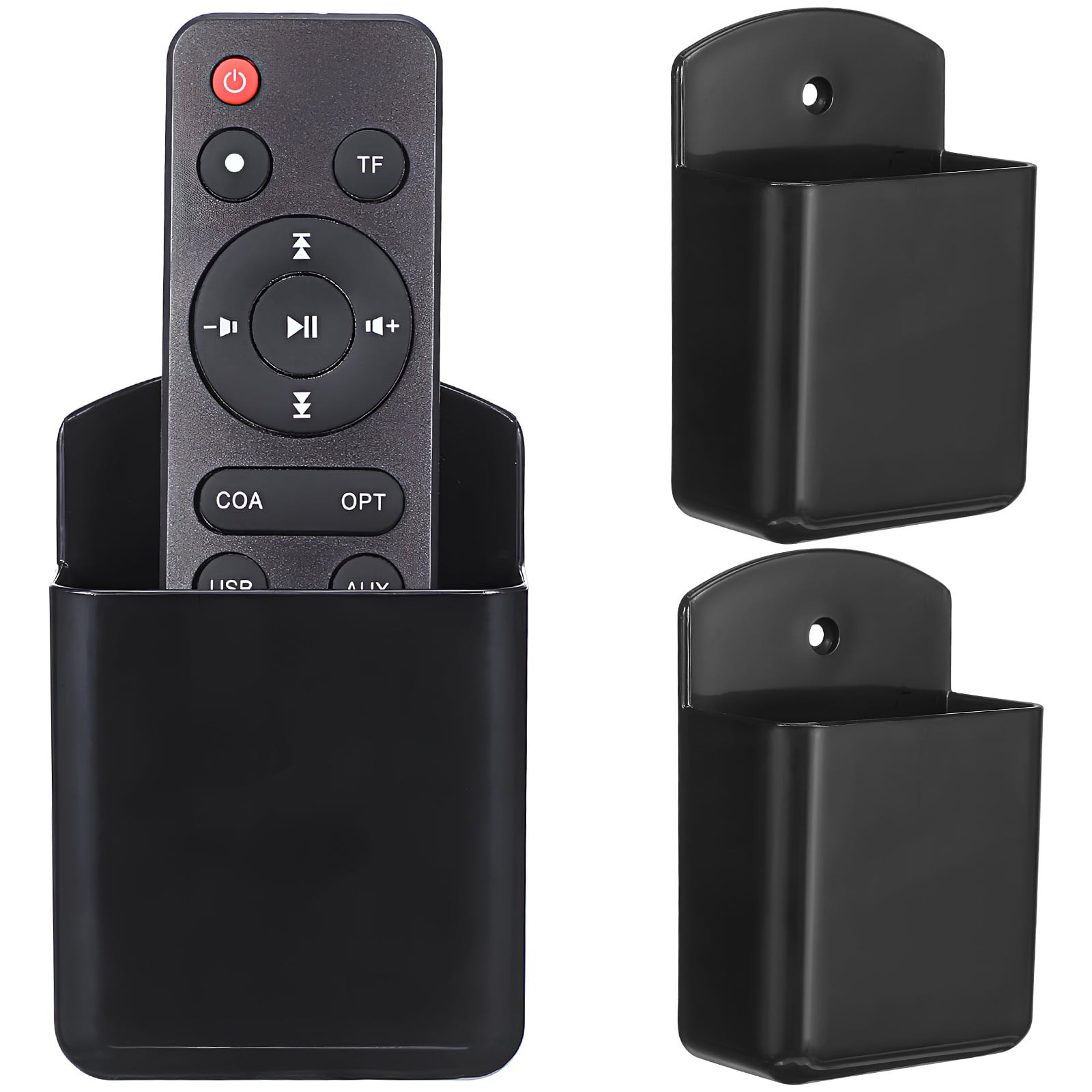 3 Pcs Remote Holders Remote Control Holder Multifunctional Wall Mount ...
