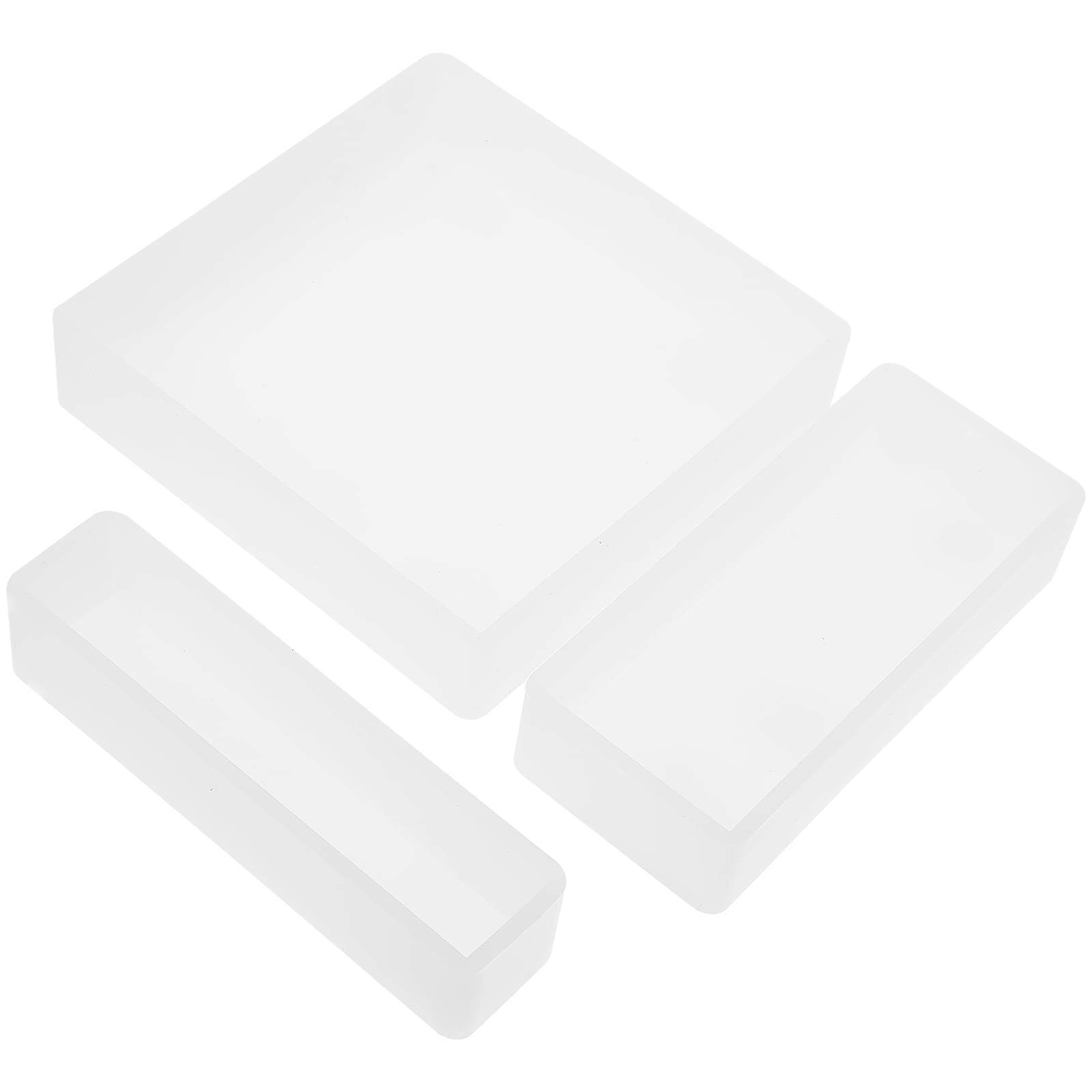 3pcs Silicone Rectangle Mold for Epoxy Party and Home Decorations ...