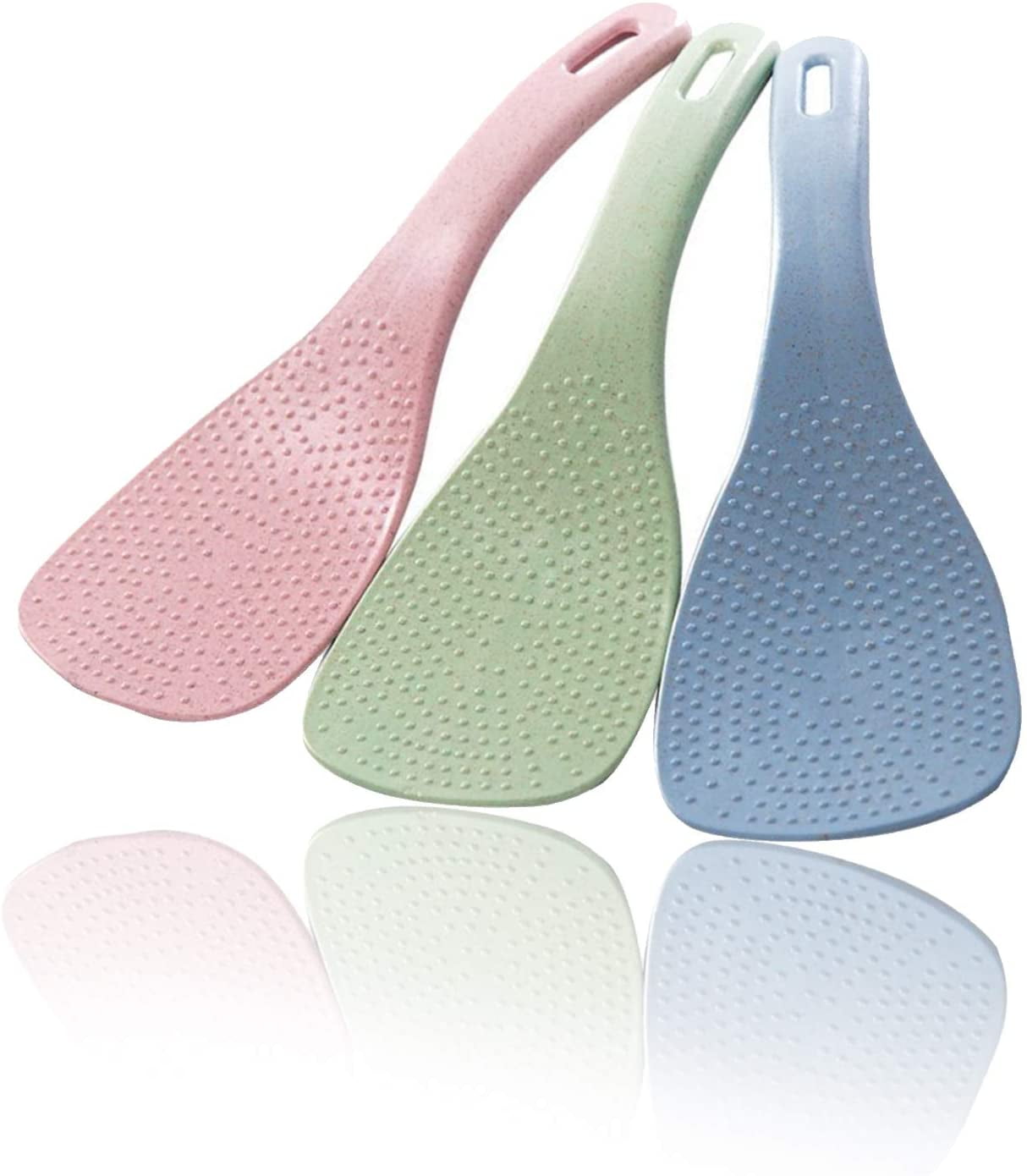 3 Pcs Rice Paddle - Non-Stick Rice Spoon - Premium Rice Cooker Rice ...