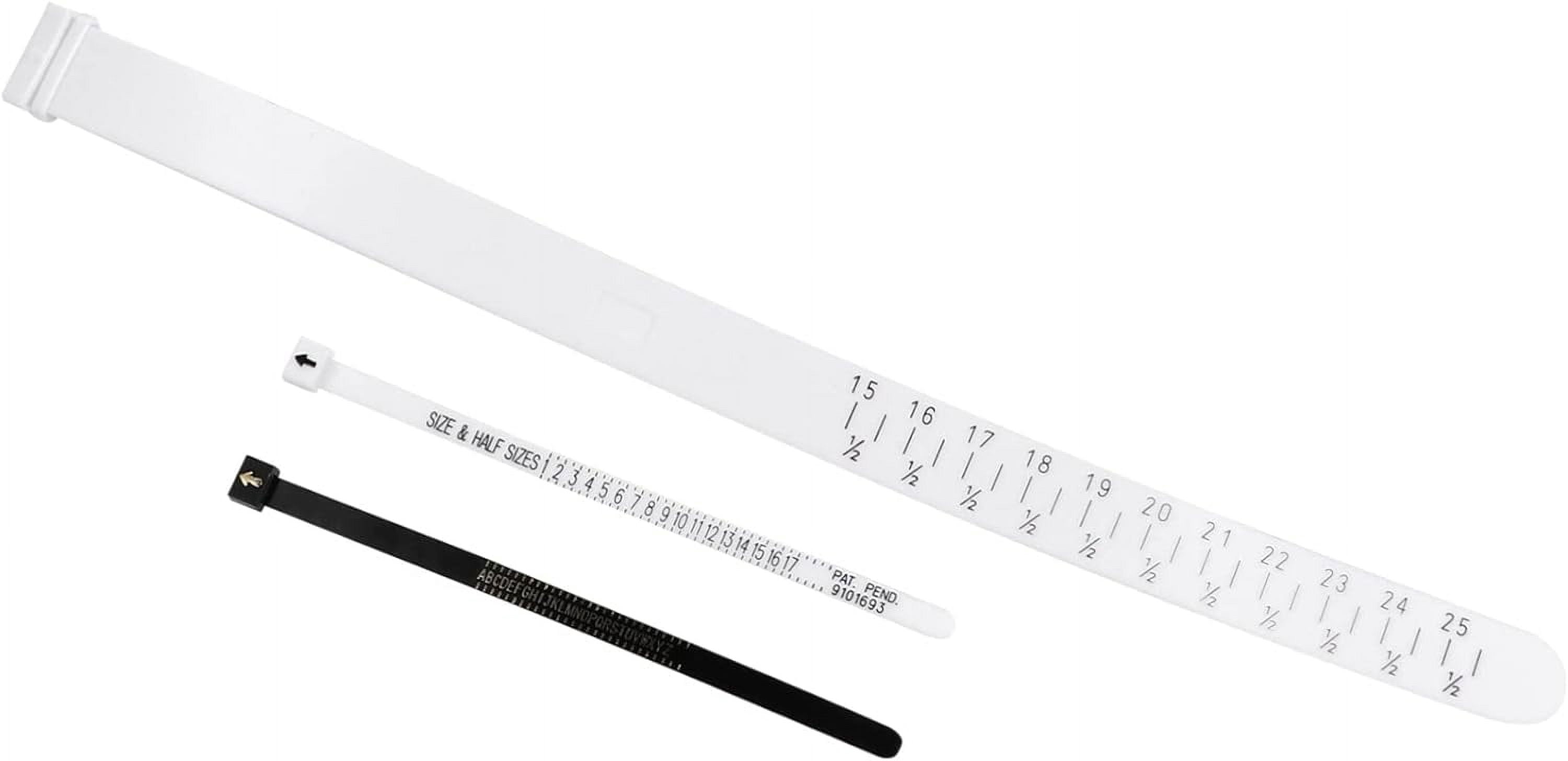 3 Pcs Ring Ruler Rings Tools Finger Sizer Model The Ring Finger Sizer ...