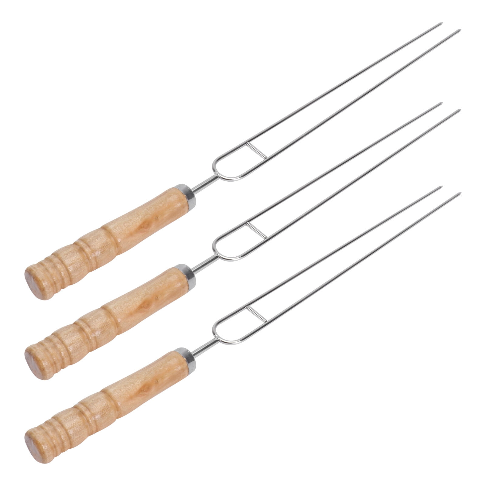 3 Pcs Roasting Sticks Barbecue Forks Marshmallow Roasting Forks ...