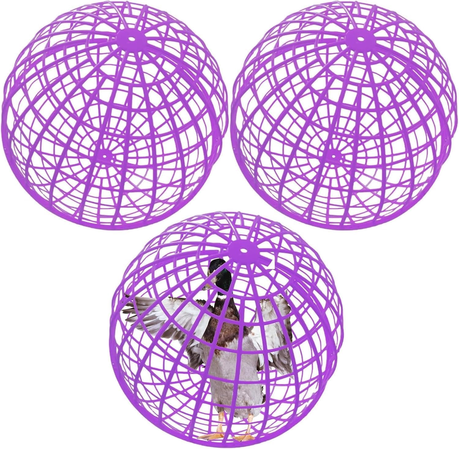 3 Pcs Rolling Chicken Coop Balls, Multi-Size Plastic Portable Round ...