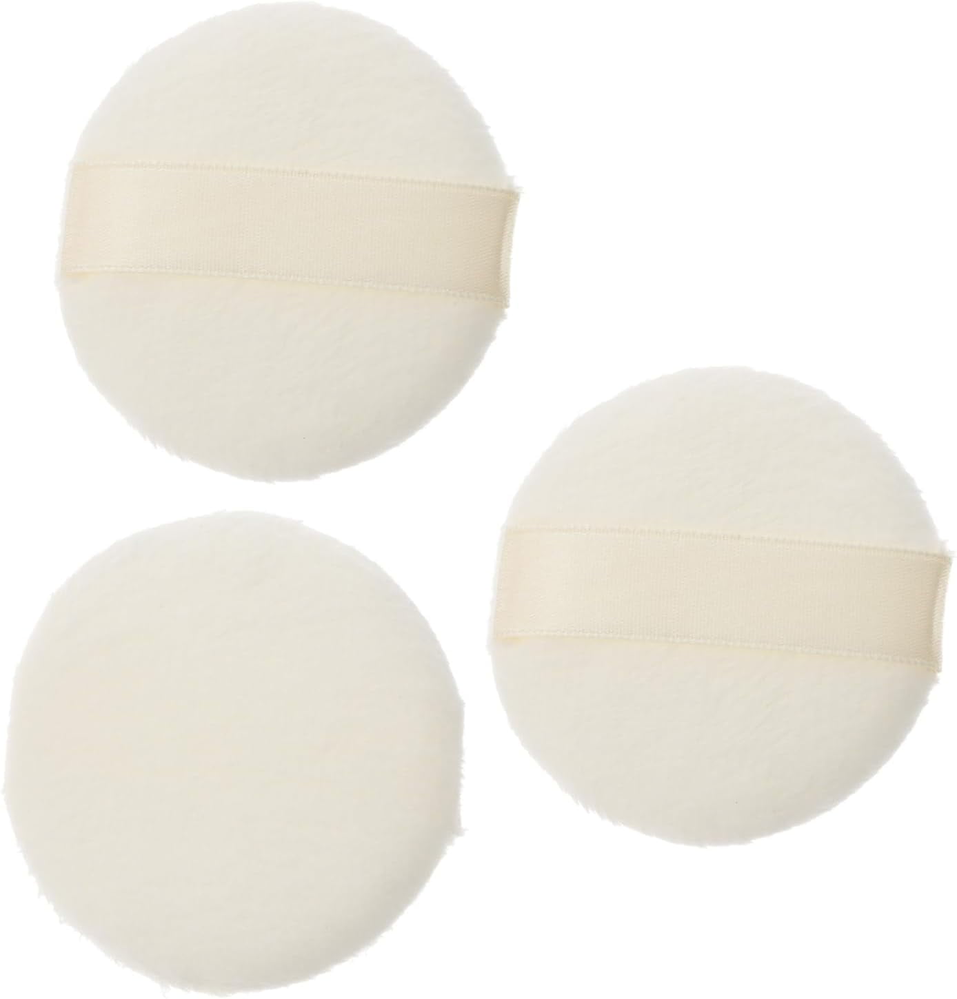 3 Pcs Round Cotton Pads Blush Set Body Powder Puff Loose Powder Puff ...
