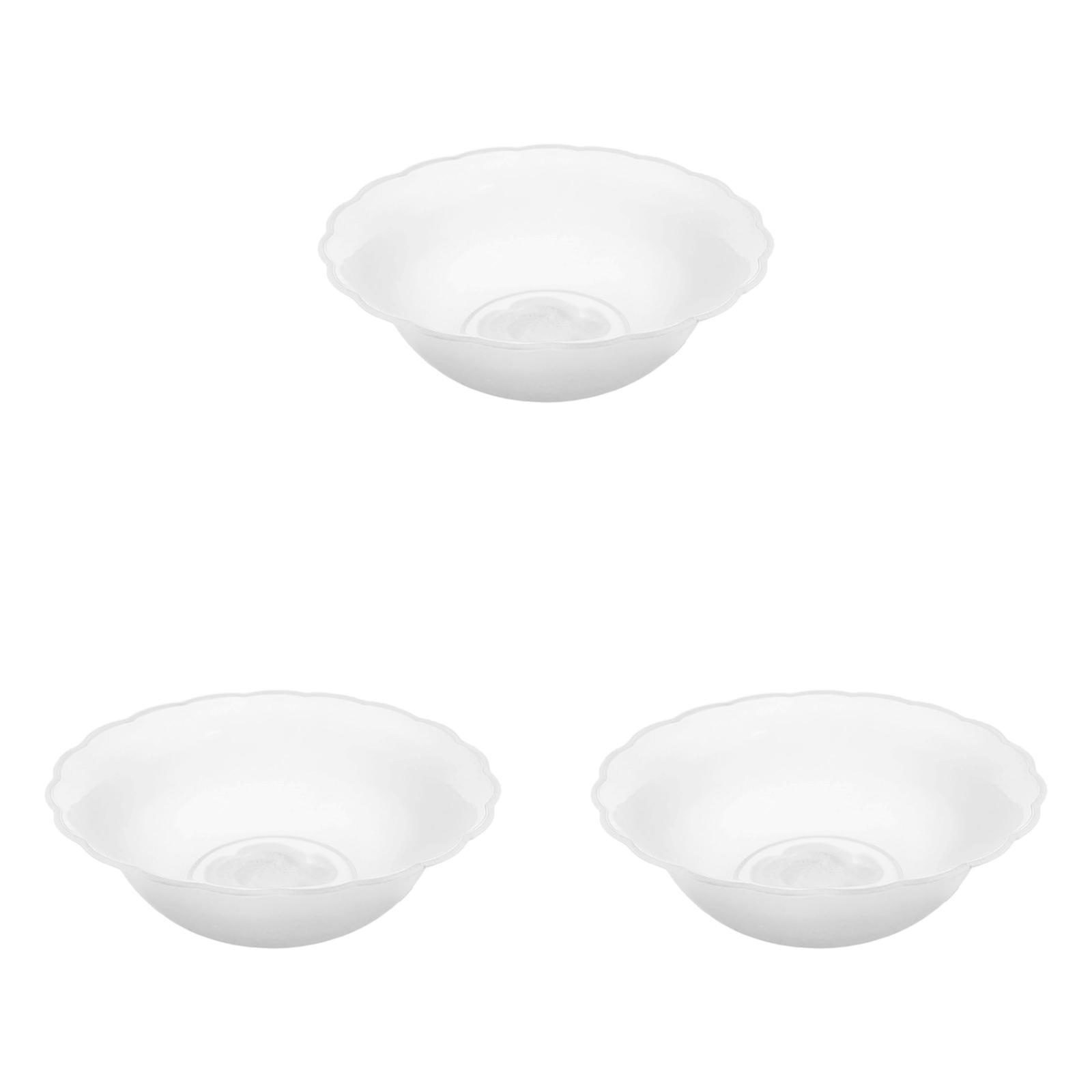 3 Pcs Round Wash Basins, Lightweight Portable Stackable Small Tub Set ...