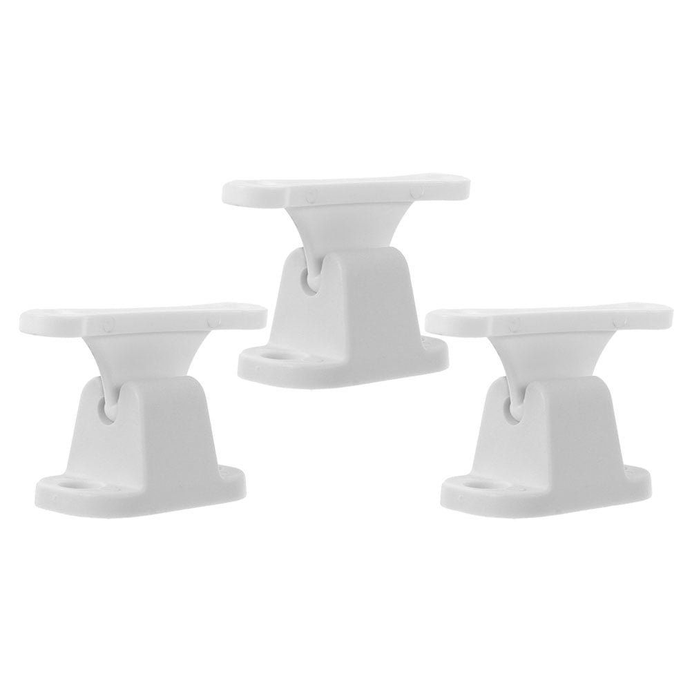 3 Pcs Rv Door Retainer Catch Compartment Clips Cargo Latches White ...