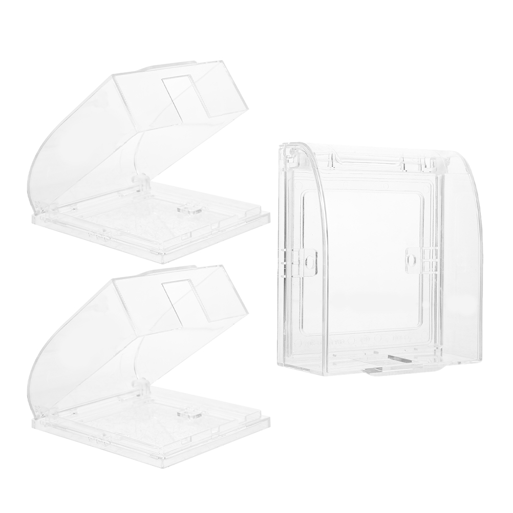 3 Pcs Safety Socket Cover Cord Switch Plug Child Proof Outlet Baby ...