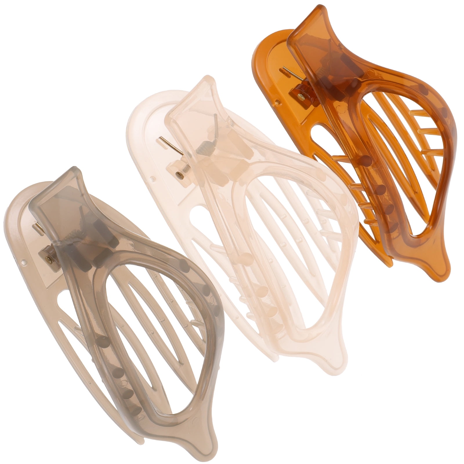 3 Pcs Scratch Decorative Hair Clips Pin Wedding Claw Clamp Alligator ...