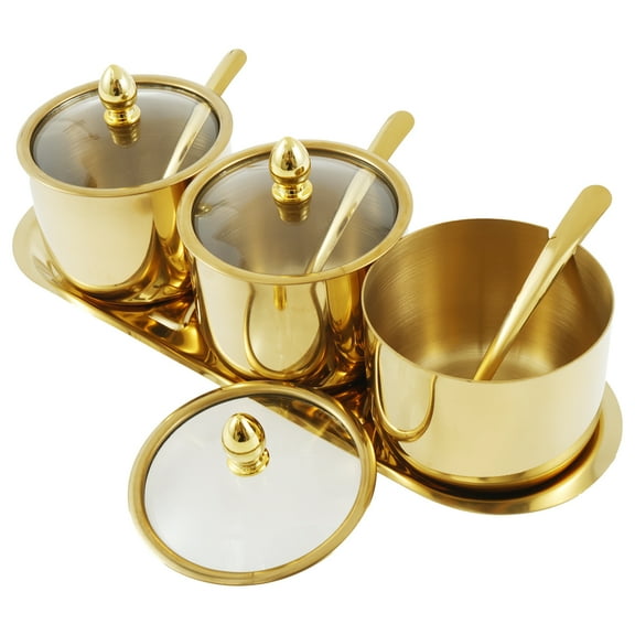 Vacemry Magnetic Spice Jars, Stainless Steel Spice Containers with Lids ...