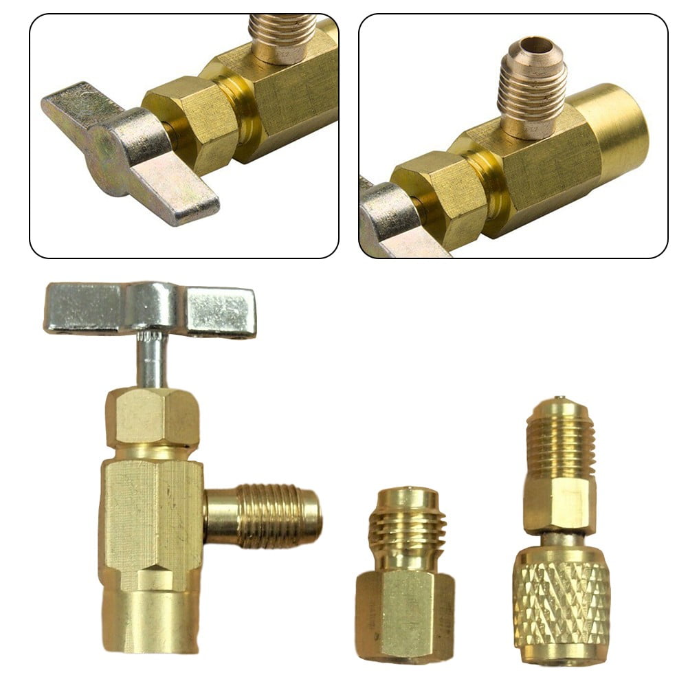 3 Pcs Self-Sealing R1234yf CAN Tapper for R-1234yf Cans with 1/2" ACME ...
