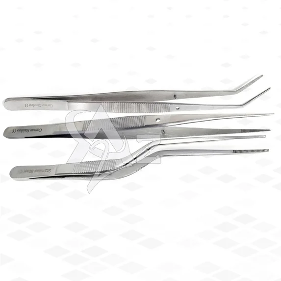 3 Pcs Set, 6 inches Premium Hobby & Craft Tweezer Set - Ultra-Fine ...