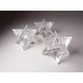 3 Pcs Set Natural Clear Crystal Quartz Merkaba Star Pocket Stone ...