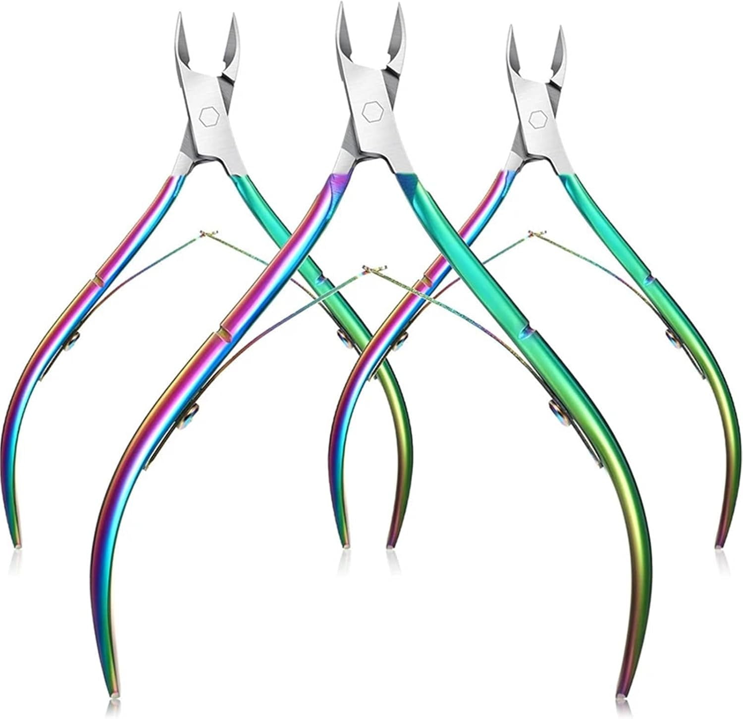 3 Pcs/Set Toenail Fingernail Cuticle Nippper Professional Nail Clipper ...